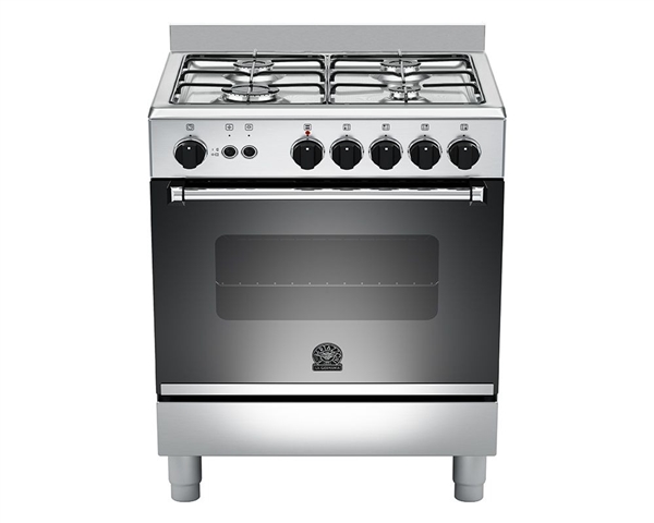 LA GERMANIA Freestanding Cooker 60 x 60 cm 4 Gas Burners In Stainless ...